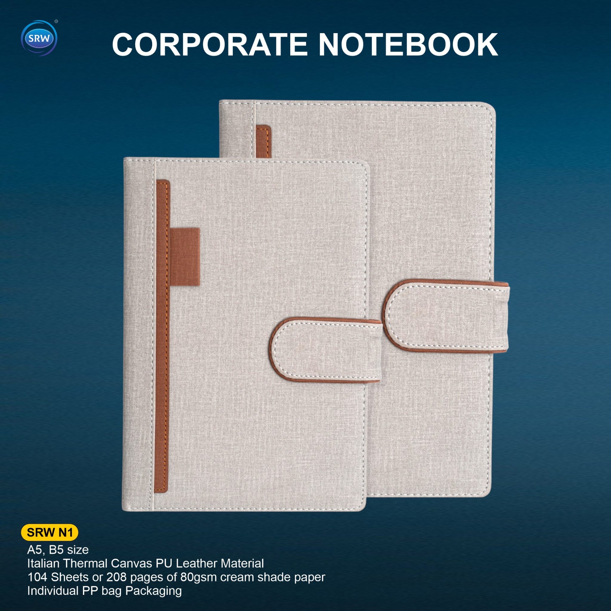Notebook Manufacturer - SRW Industries - Corporate Notebook